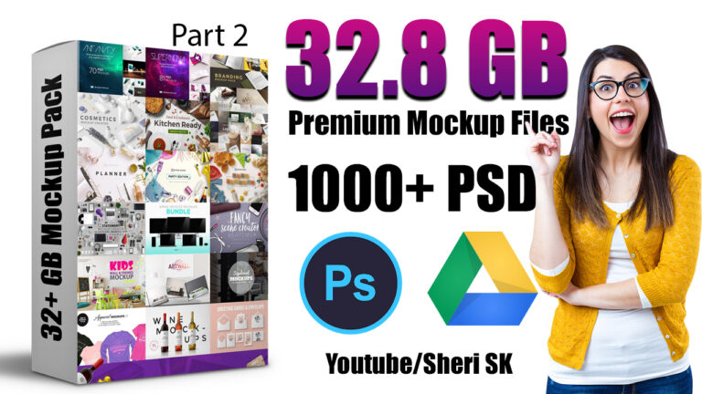 32 GB Premium Mockup Files Download In PSD Files Part 2 - PLRBuy