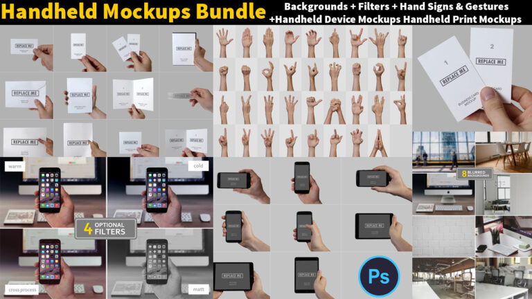 How To Design Handheld Mockups In Photoshop - PLRBuy