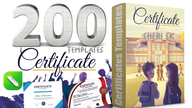 200 Certificates CDR Templates Free Download - PLRBuy
