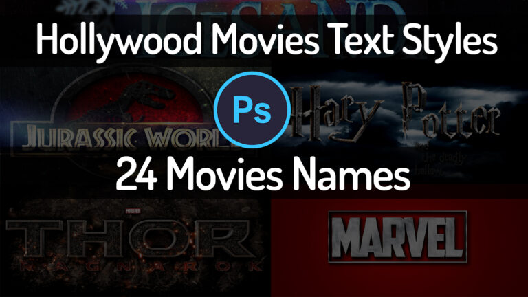 24 Movies Text Styles Free Download In PSD Files - PLRBuy