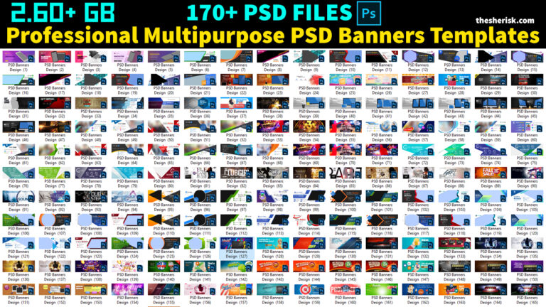 170+ Professional Multipurpose Banners Templates Download In PSD Files ...